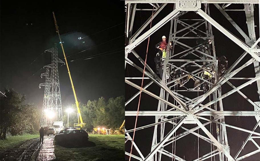 | Dorsalys replaces electricity pylons on a HVB line in the Nantes ...